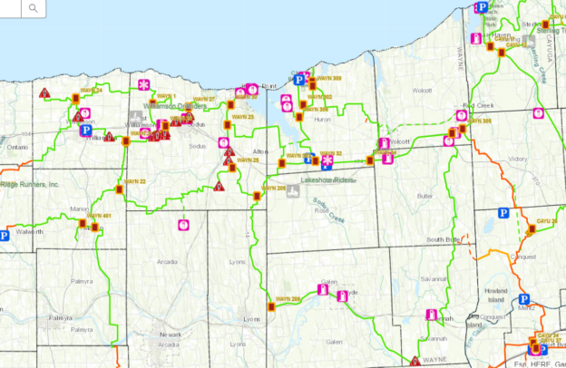 NYSSA Snowmobile Web MAP - Lakeshore Riders